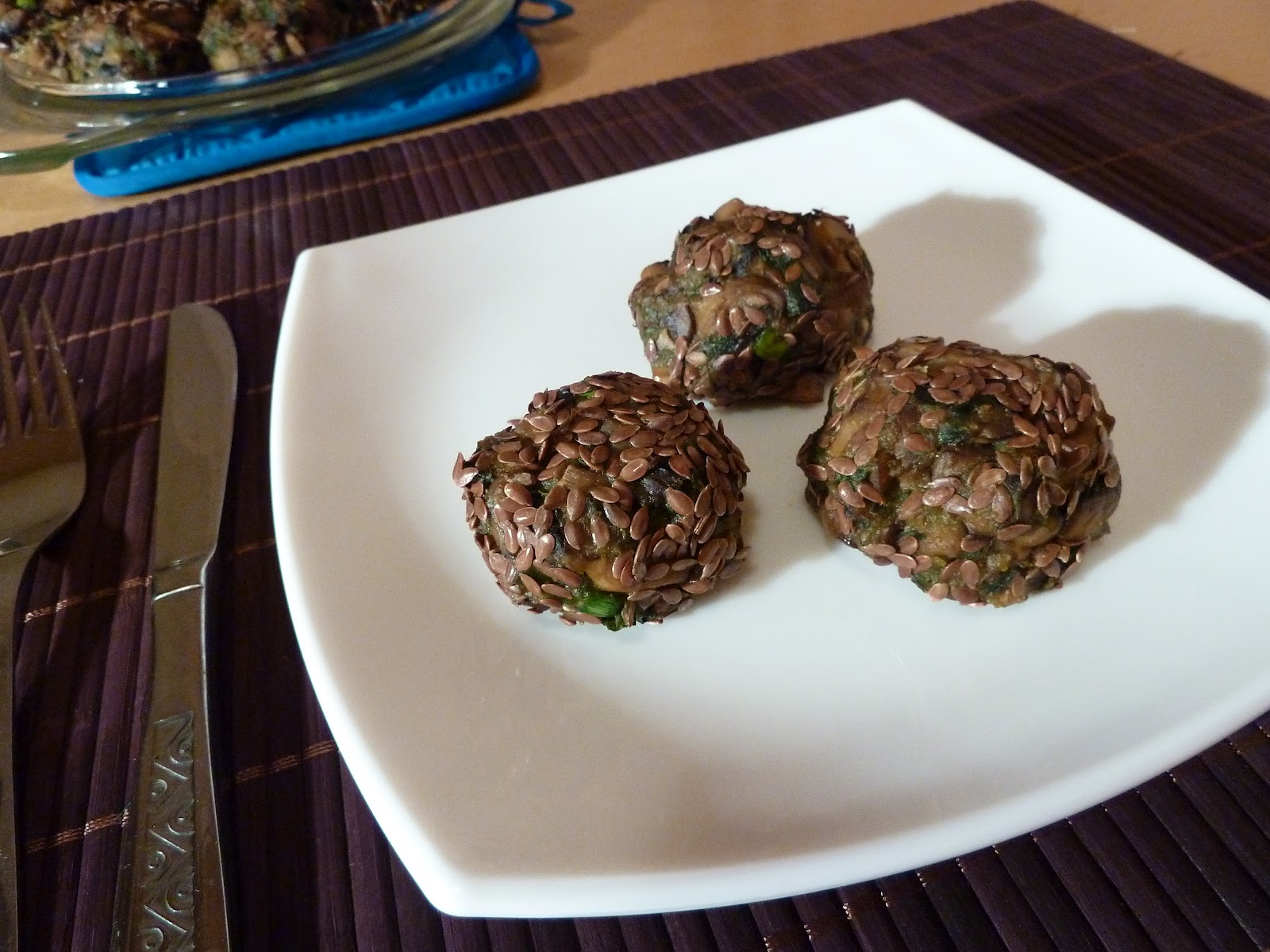 Bunatati din bucataria mea: Chiftelute de ciuperci cu seminte de in