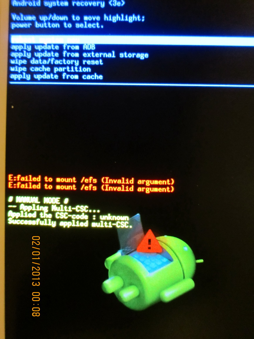 Cara Mengatasi Efailed To Mount Efs Invalid Argument Di Android