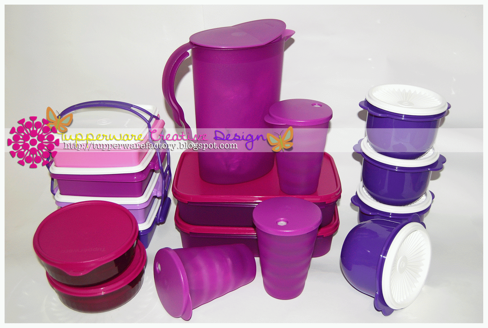 TUPPERWARE CREATIVE DESIGN: MY OWN COLLECTIONS!~ NOT FOR SALE a.k.a ...
