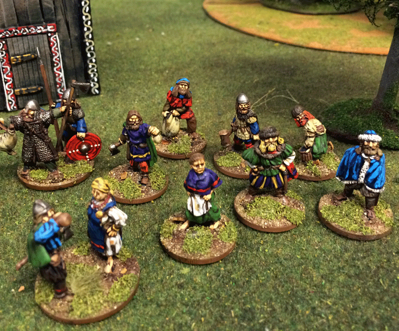 Dalauppror: Medieval Civilians for our Salute 2016 game - Battle at ...