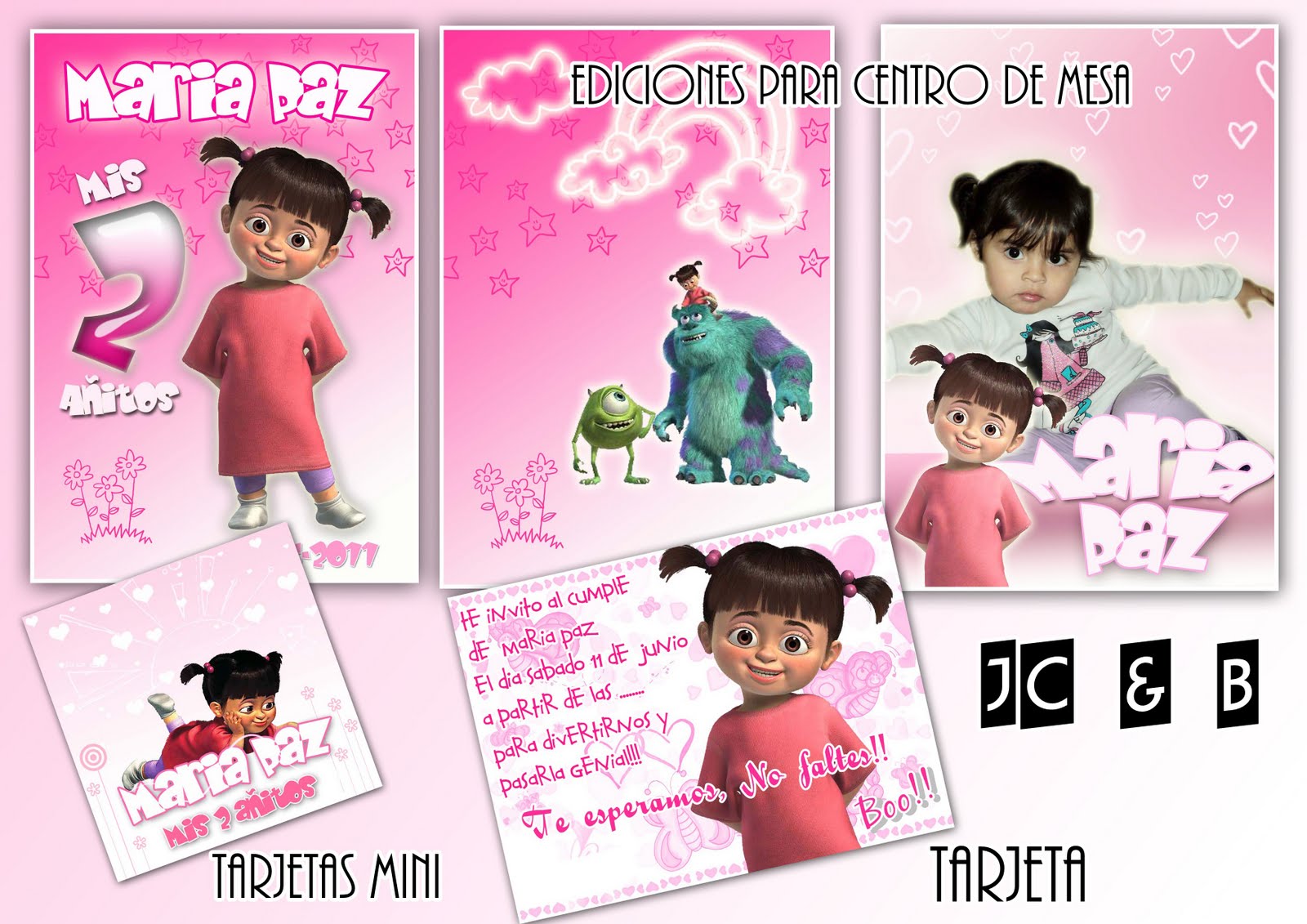 JC & B Diseño Gráfico Publicitario: Maria Paz, mis 2 añitos!!