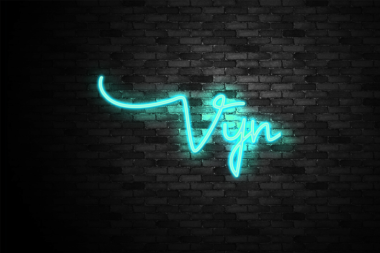 free neon mockup 3