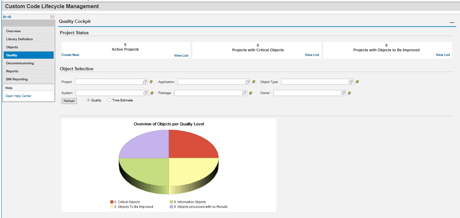 Sap Abap Central Cclm Custom Code Life Cycle Management Configuration