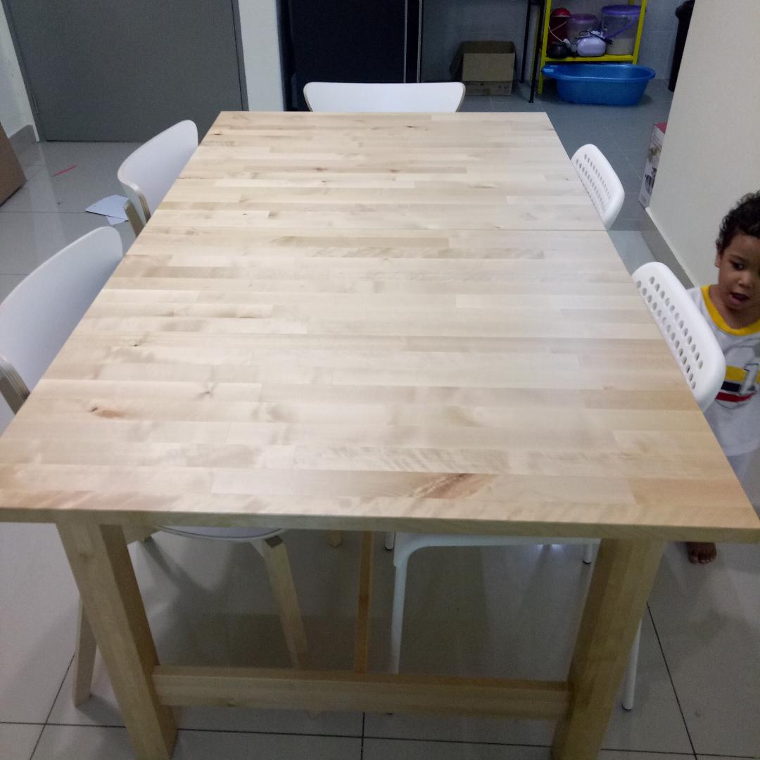SHANAZIM: Beli Meja Makan IKEA :: NORDEN EXTENDABLE TABLE