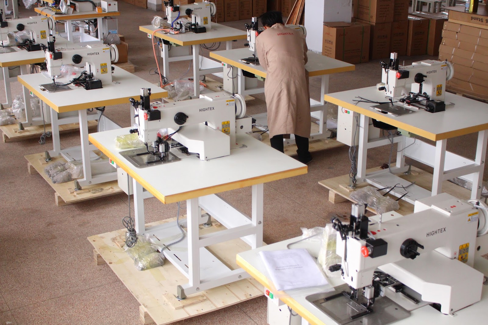 Heavy duty industrial sewing machines: 71008S Automatic textile slings ...