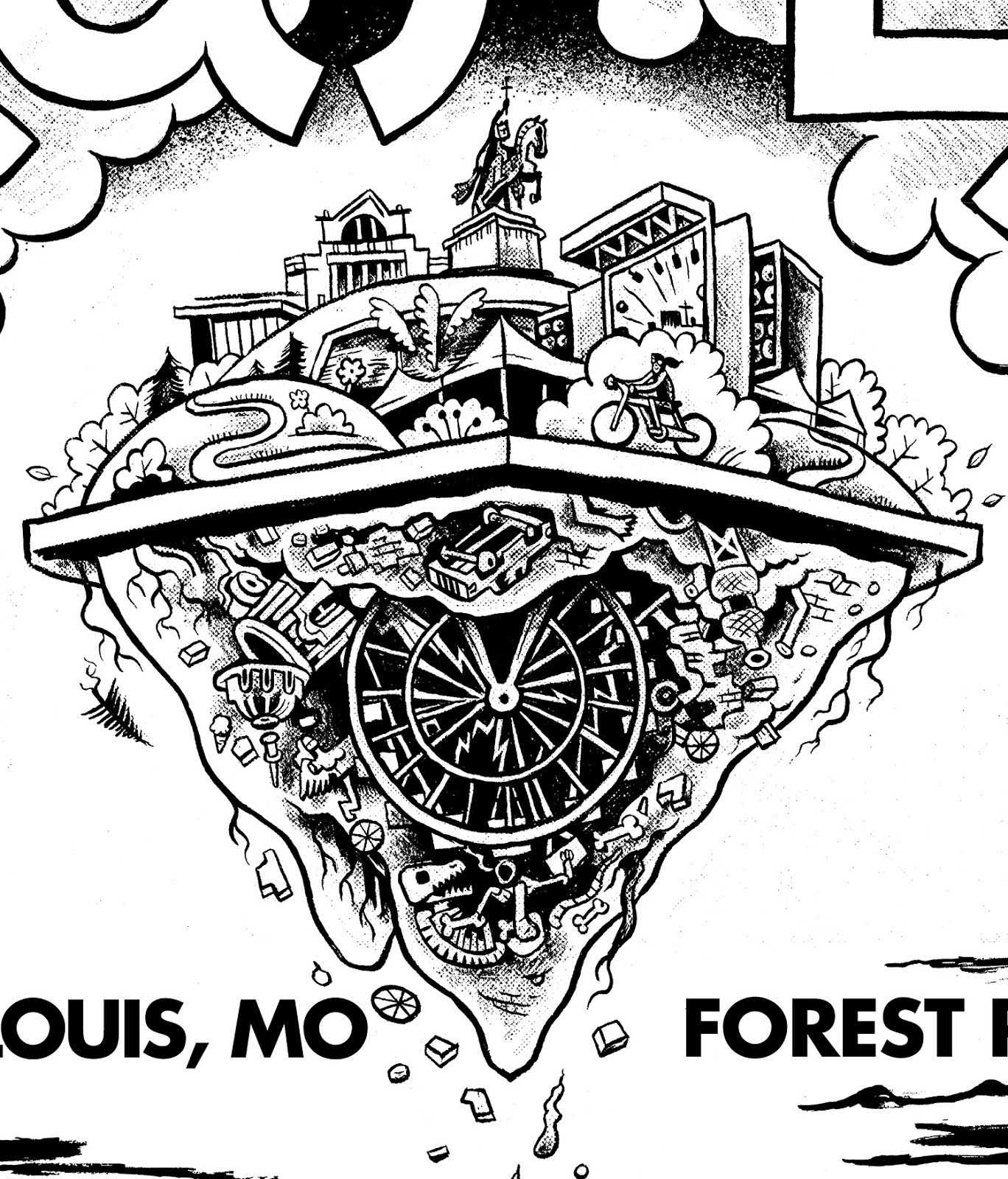 Zettwoch's Suitcase: LouFest 2016 Poster