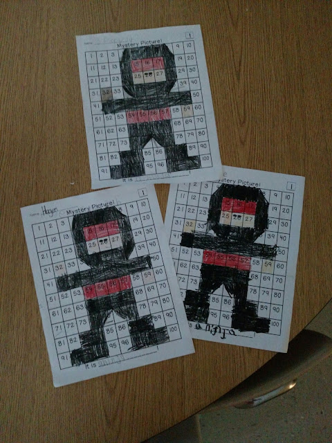 Stomping Through First: Number Grid Ninjas!!