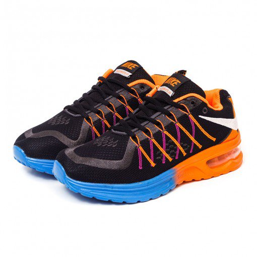 Sepatu Running Sport Nike Air Max Compete AP IV Black Blue | ReinaldoTM
