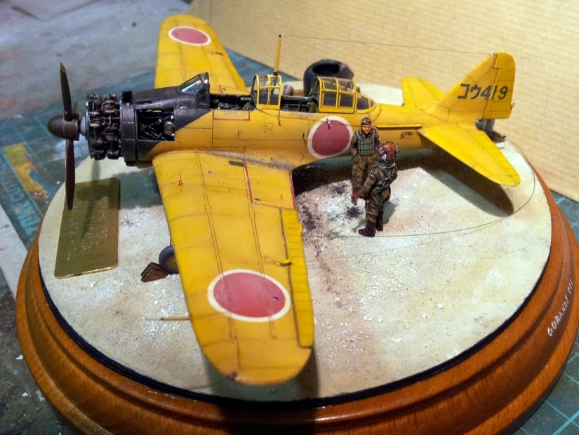 Aviation of Japan 日本の航空史: A6M2-K Trainer Vignette in 1/72nd scale