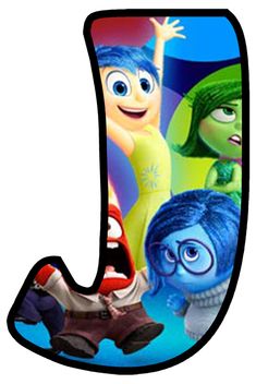 Abecedario de Del Revés. Inside Out Alphabet. - Oh my Alfabetos!