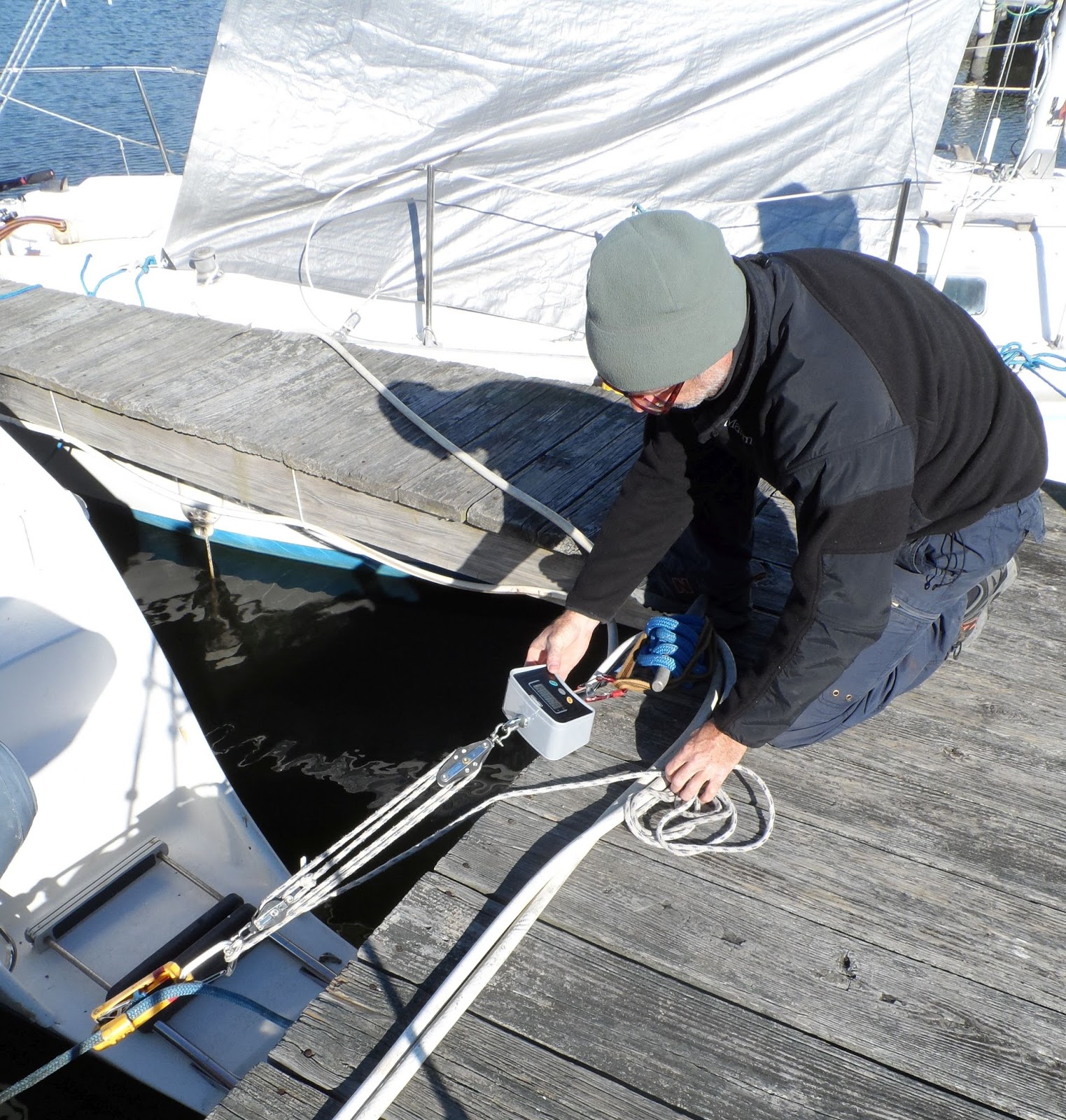 Sail Delmarva: Mooring Between Pilings