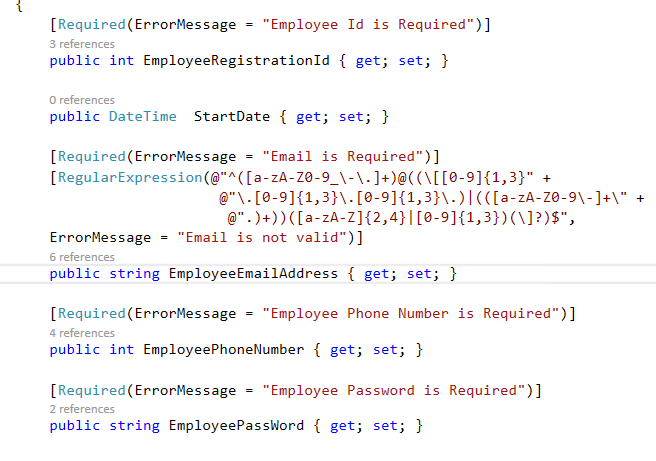DOTNET: Client Side Validation in ASP.NET MVC