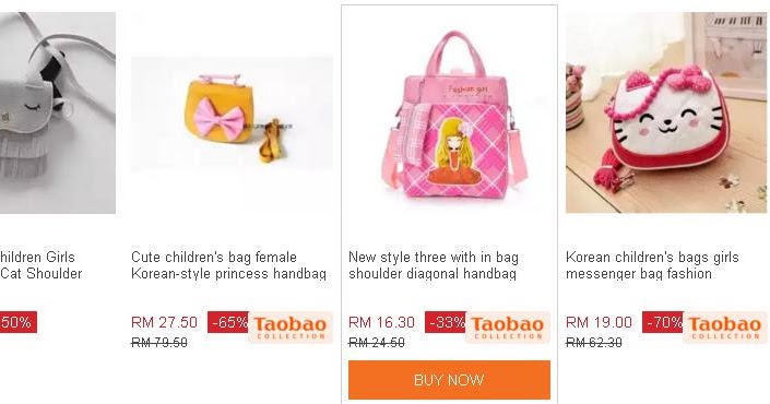 Beg Tangan Budak Perempuan - historyploaty