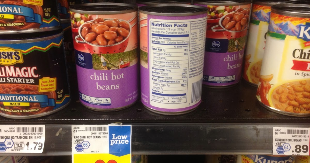 Healthy Grocery: Chili Hot Beans - Kroger