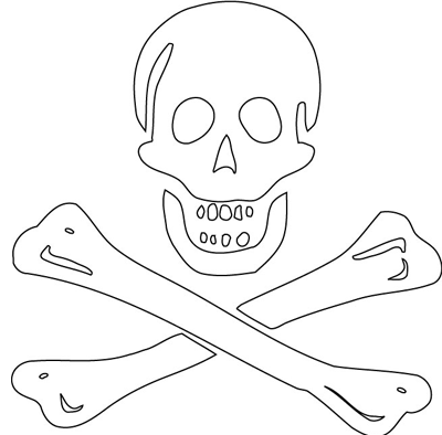 Jocuri pentru copii mari şi mici: Fişe de colorat cu piraţi