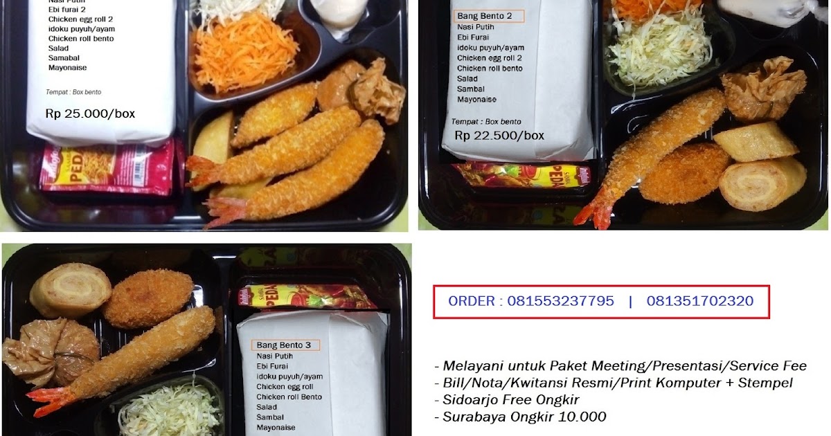 PAKET BENTO ~ FINE FROZEN FOOD