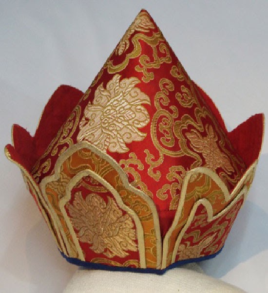 Tibetan Handloom: Tibetan Traditional Monks Hat