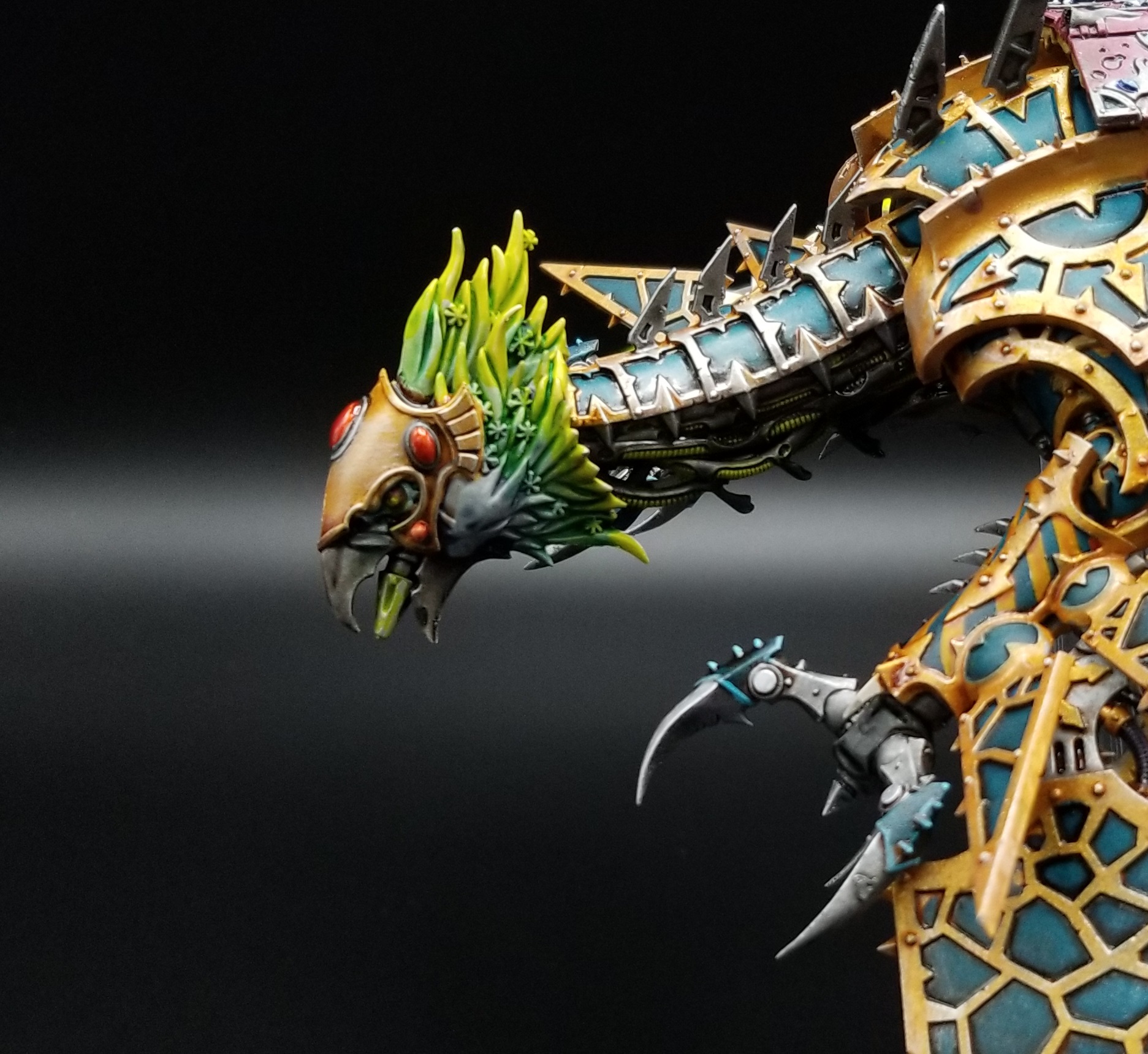 Tigurius's Omnis Arcanum Models: Thousand Sons Heldrake conversion