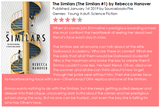 Mini Review | The Similars (The Similars #1) by Rebecca Hanover ...