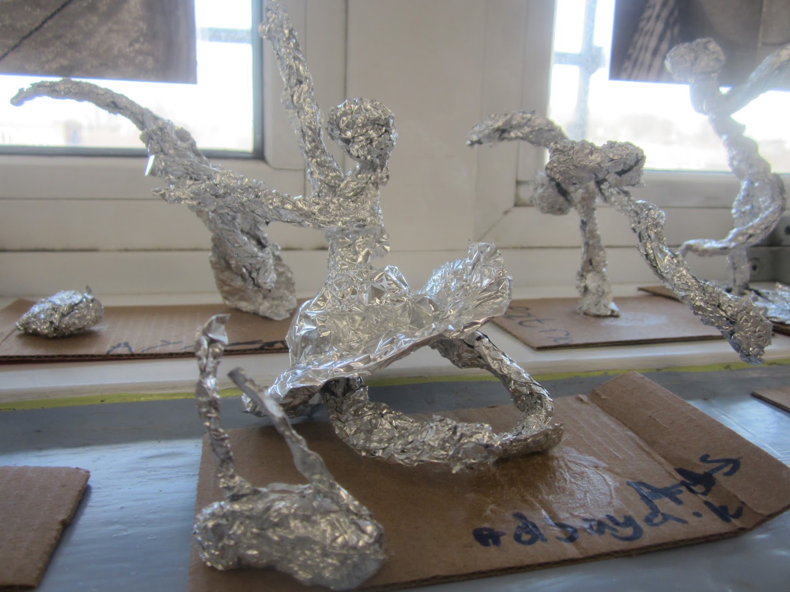 Adventures In Art: Tin Foil Sculpting