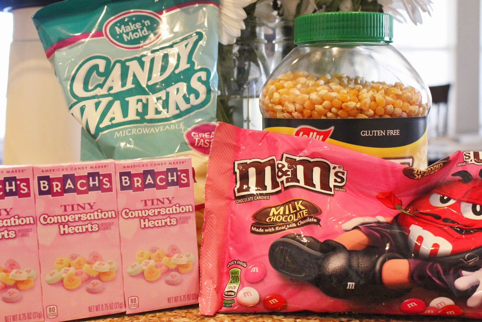 White Chocolate Valentine Popcorn