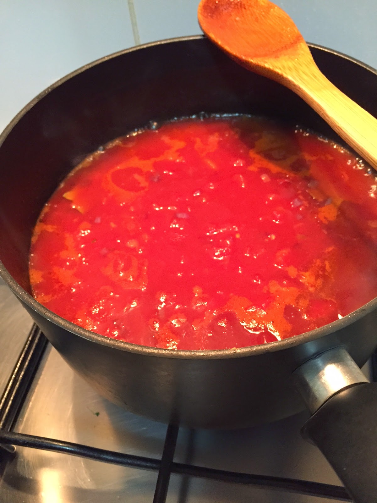 Chicken Rissoles W Napoli Sauce and Polenta