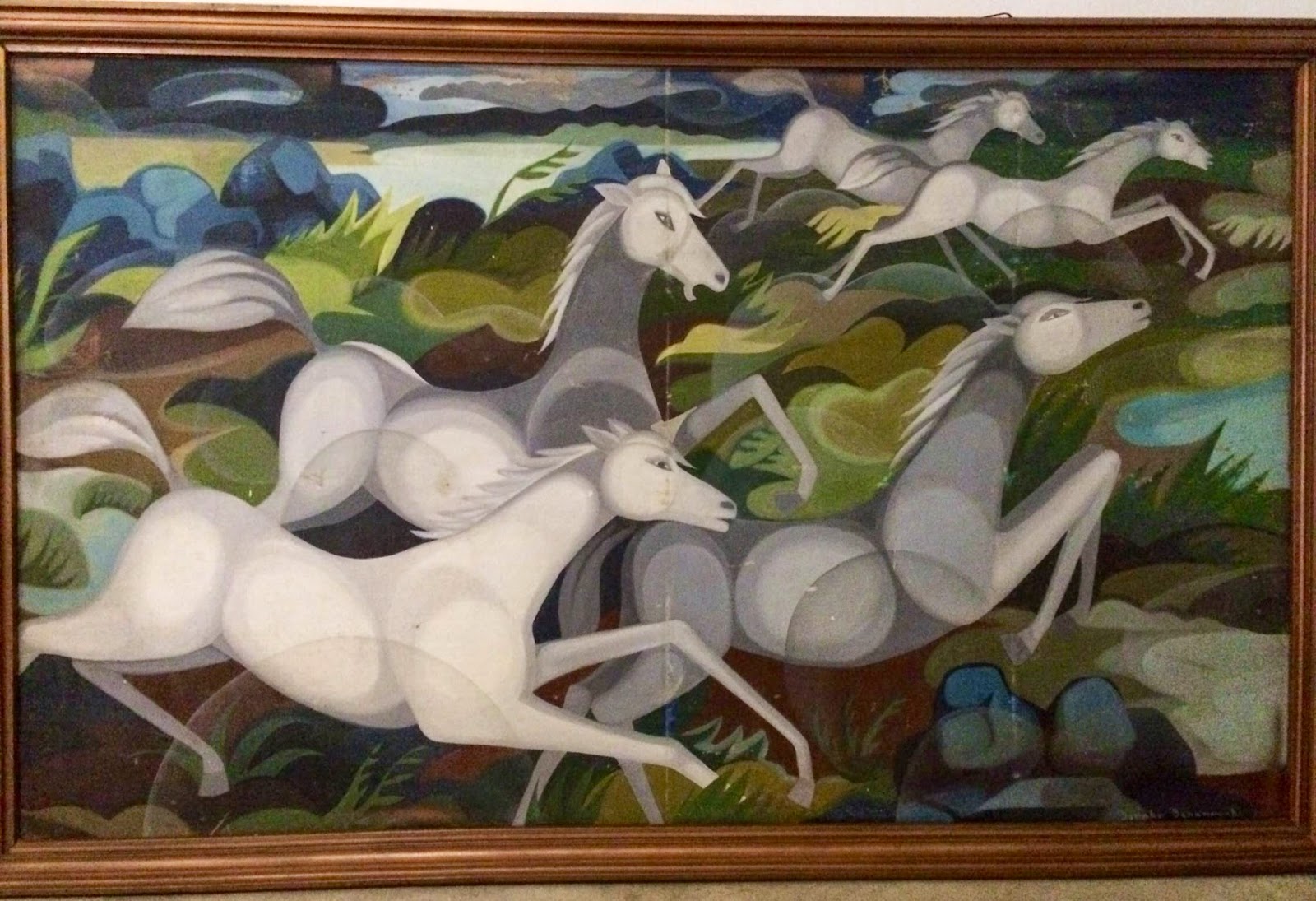 My Ceylon Art: Horses - Senaka Senanayake