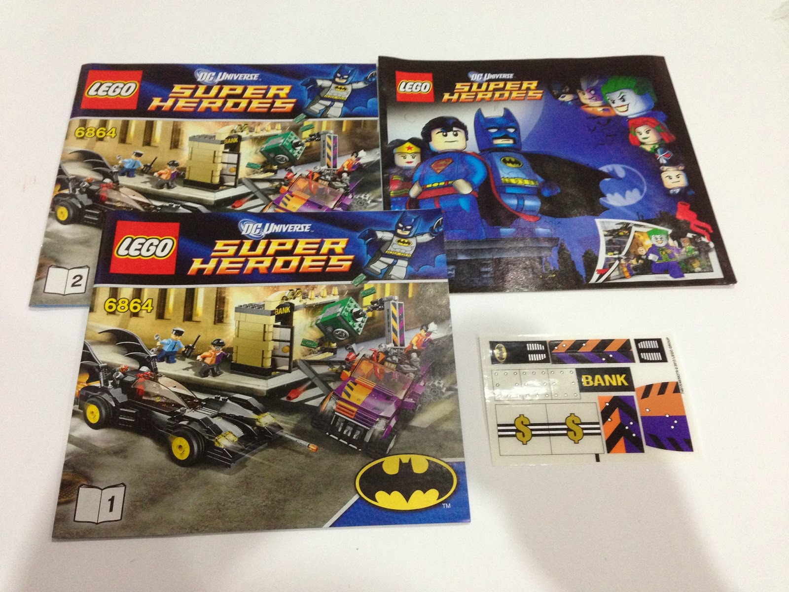 Toy A Day: #956 of Year 4 Lego 6864 Superheroes The Batmobile and the ...