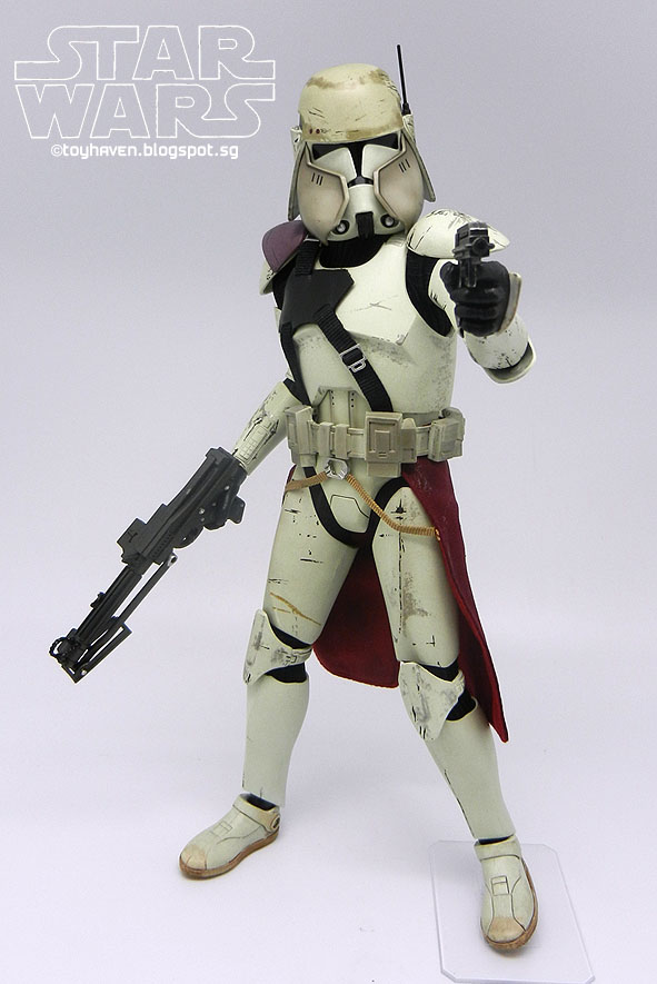 toyhaven: Sideshow Collectibles Star Wars 1/6 Clone Commander Bacara 12 ...