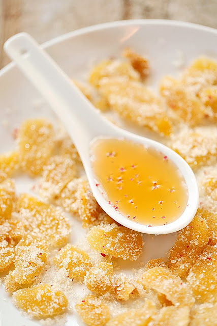 The Chubby Vegetarian: Baby Pink Ginger & Pink Peppercorn Syrup