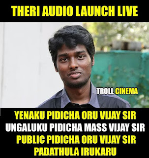 Theri Vijay Trailer Meme, Troll, Celebration And Fans Made Gallery ...