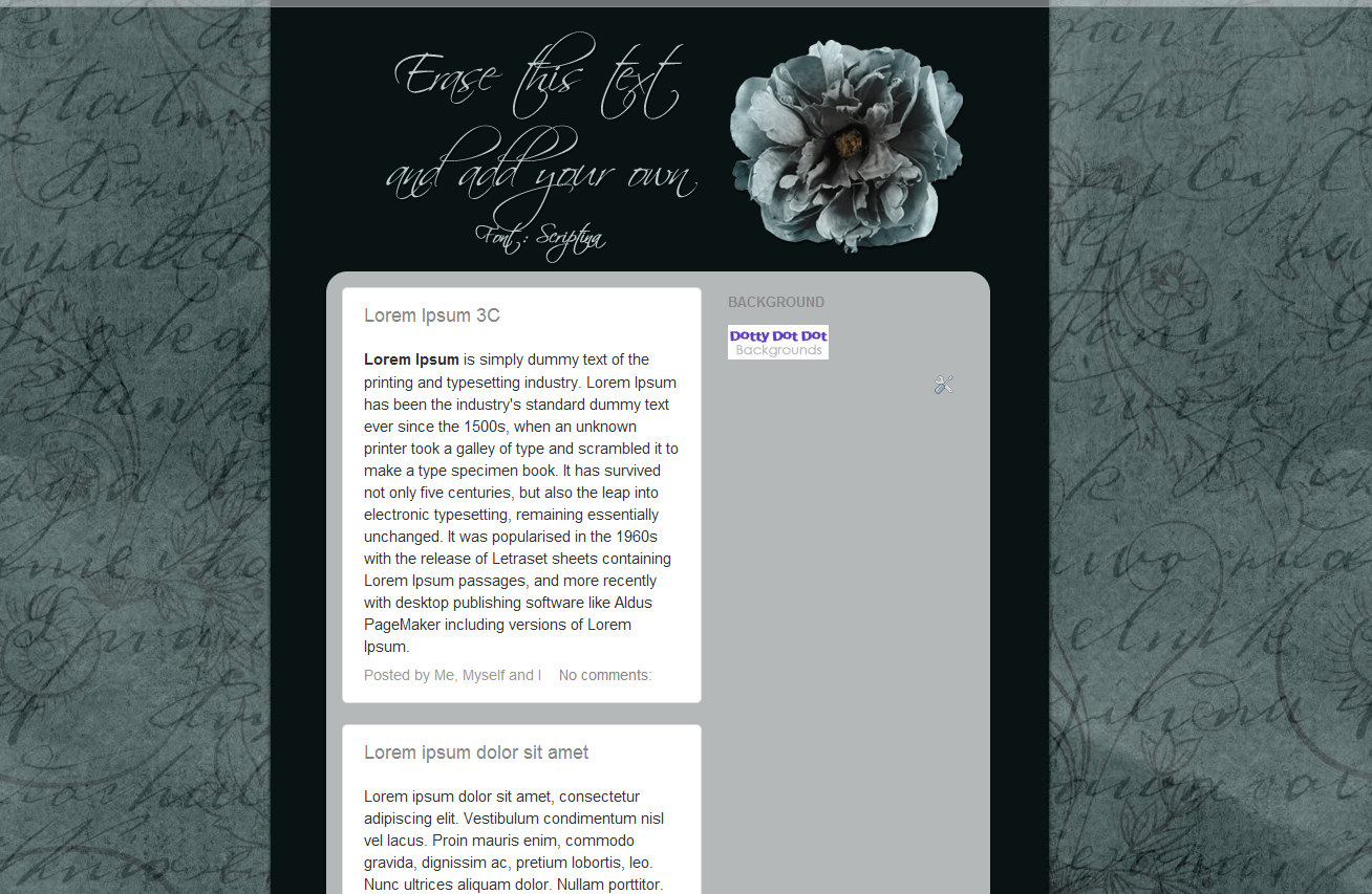 Dotty Dot Dot FREE Blogger Backgrounds, Reviews & Giveaways: Blue ...