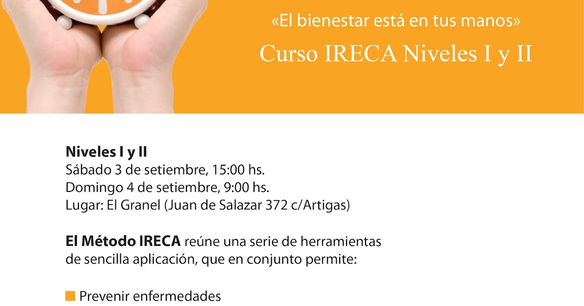 Life Quality Project Paraguay: Curso Método IRECA Niveles I y II el 3 y ...