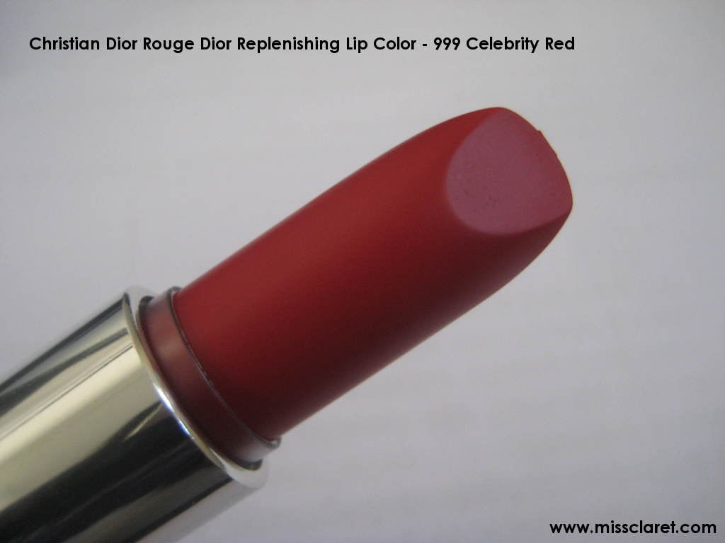 miss claret: Christian Dior Rouge Dior Replenishing Lip Color - 999 ...