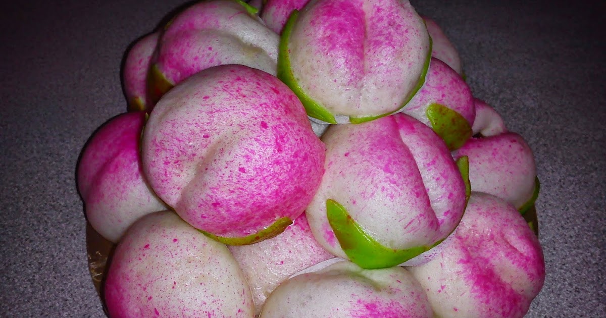 Cooking Pleasure: LONGEVITY PEACH BUNS [寿桃包]