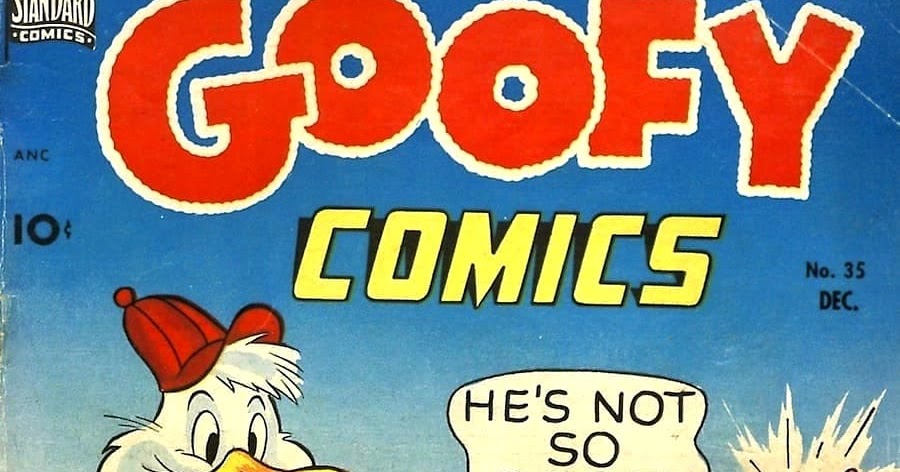Goofy Comics #35 - Frank Frazetta art - Pencil Ink