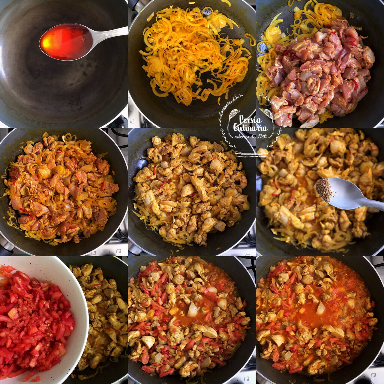 Poesía Culinaria . Sabores de Nati: Muamba Nsusu / Estofado de pollo ...