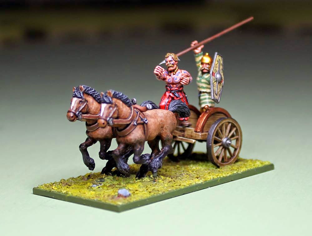 Wee Painted Men - Wargaming with Miniatures: Finished: Celtic chariot