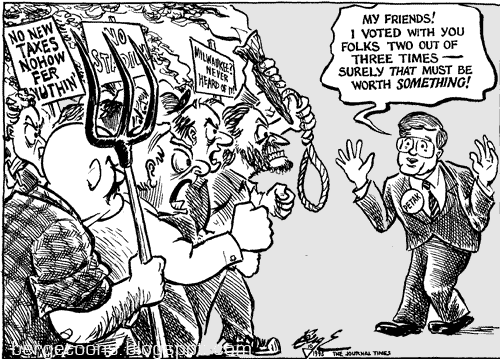 Berge's Cartoon Blog: A Brief History of Wisconsin Recall Elections