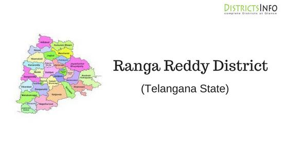 Ranga Reddy District with Mandals in Telangana State
