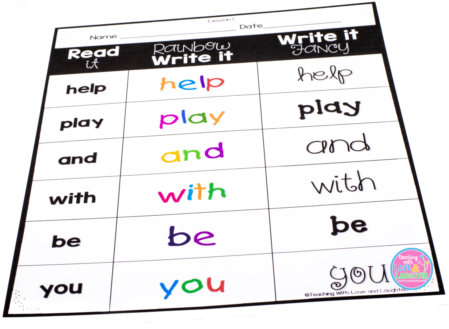Teaching With Love and Laughter: Sight Word Booklets Aligned to Journeys