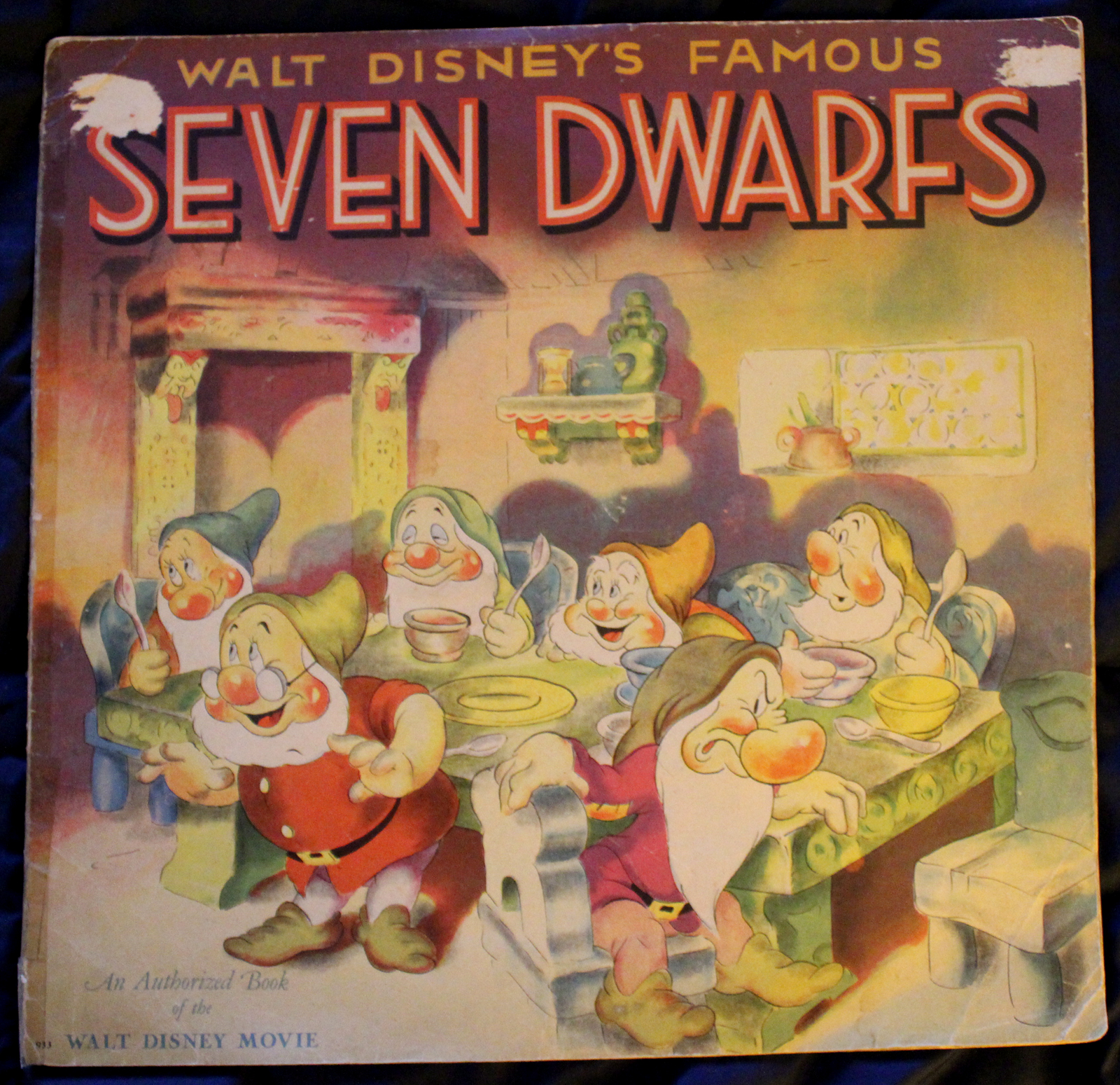 Filmic Light - Snow White Archive: 1938 "Famous Seven Dwarfs" Book ...