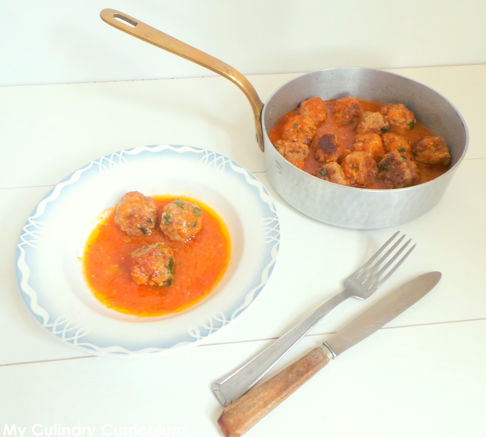 My Culinary Curriculum: Boulettes de bœuf aux merguez (Beef and merguez ...