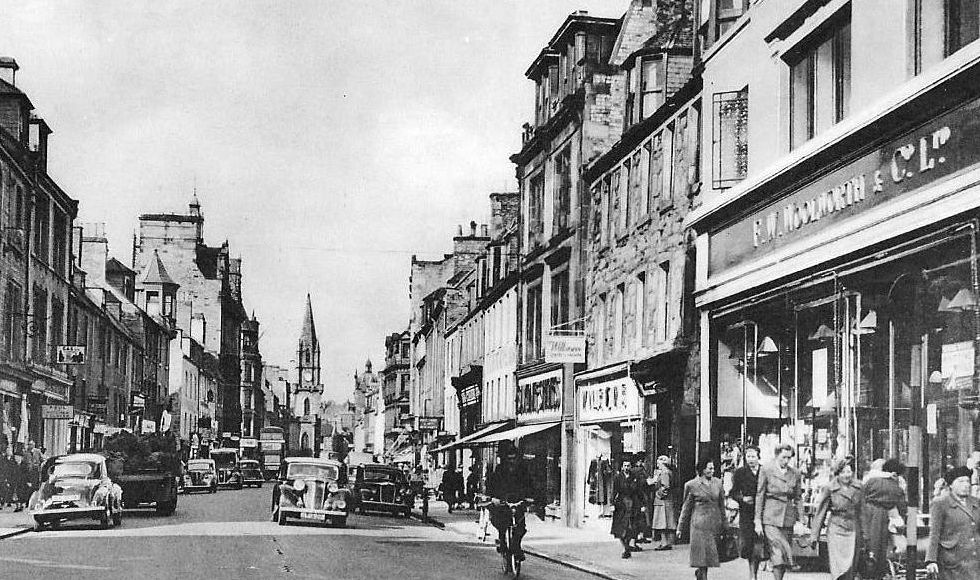 Tour Scotland: Old Photographs High Street Perth Scotland