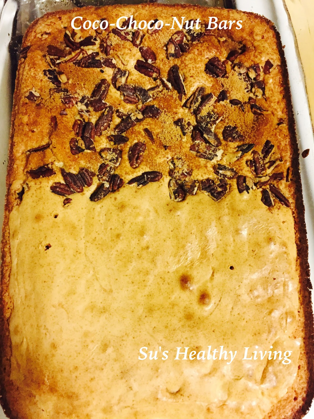 Su'sHealthyLiving: Coco-Choco-Nut Bars ;Meatless Monday