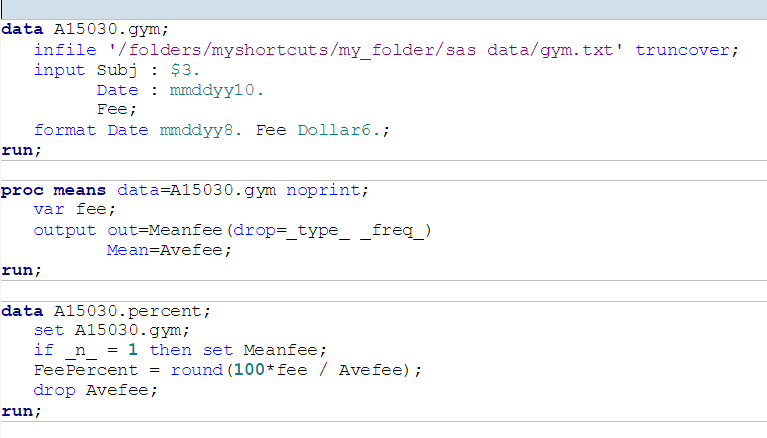 Sas Basics: Basics of SAS