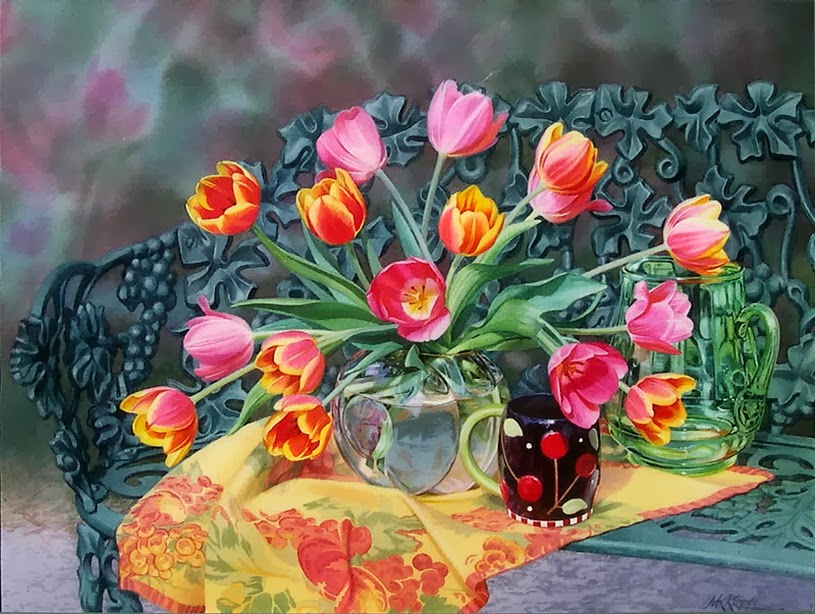 Mary Kay Krell | Still Life Colorful Paintings for Your Inspiration ...
