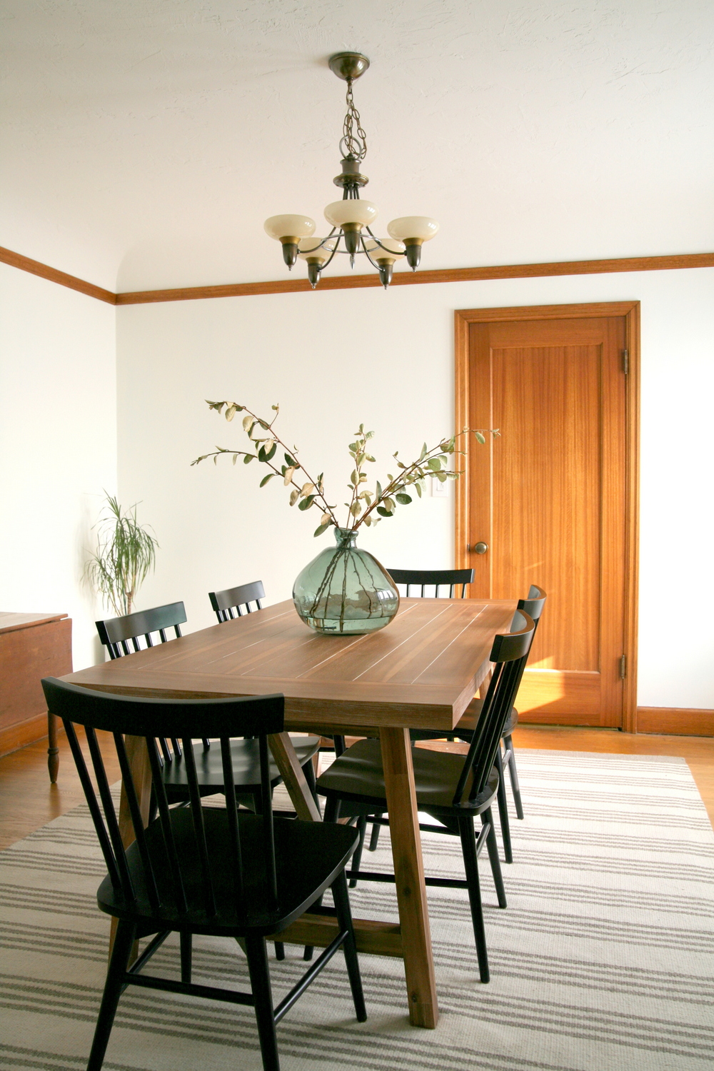 Modern traditional dining room table styling - 3 ways - plus, lighting ...