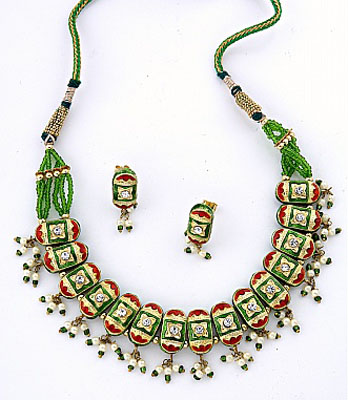 Meenakari Jewellery, Indian Meenakri Jewellery, Minakari Jewelry ...