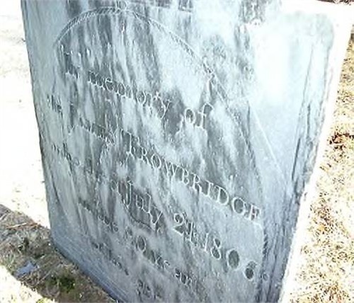 Miller-Anderson Histories: JAMES TROWBRIDGE 1717-1806